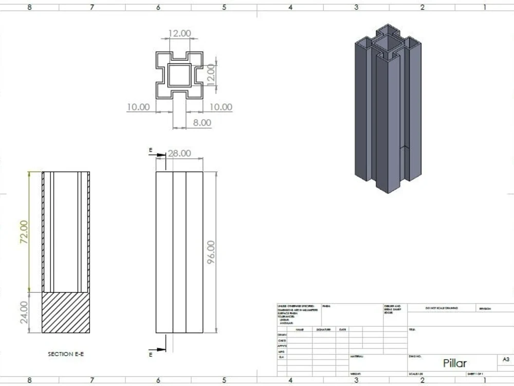 Hand-sketches or drawings drafted in CAD professionally, AutoCAD ...