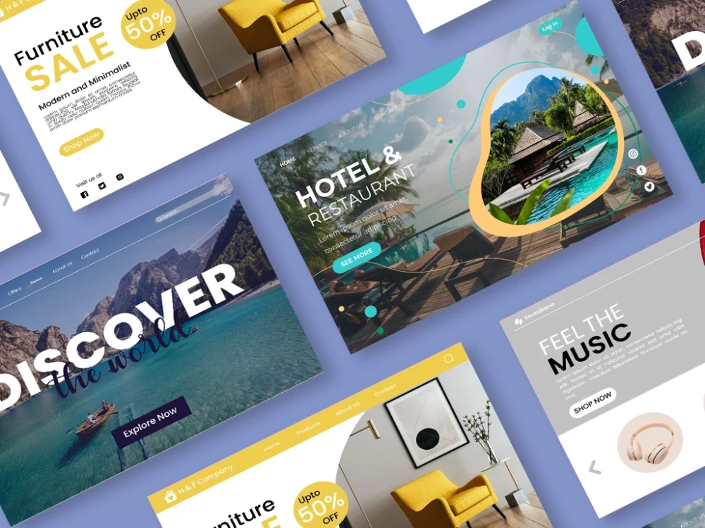 A professional and modern landing page design | Upwork