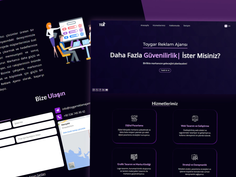 A animated web site | Upwork