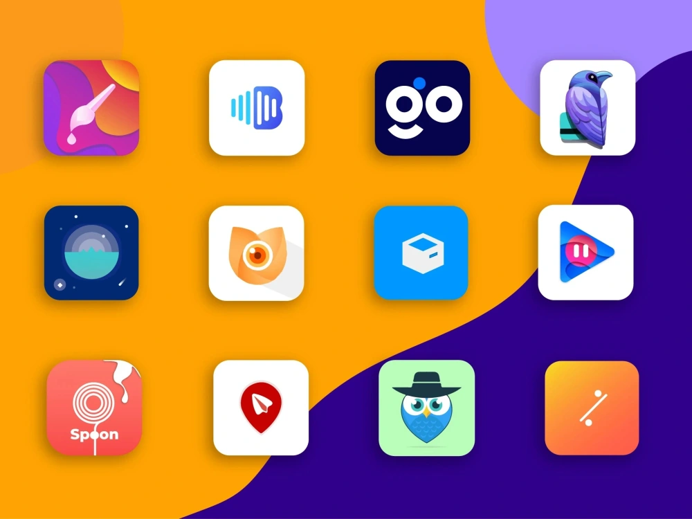 A modern app icon logo with source file | Upwork