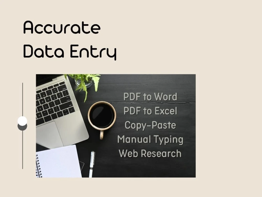 An accurate PDF to Word/Excel conversion, copy-paste & manual typing | Upwork