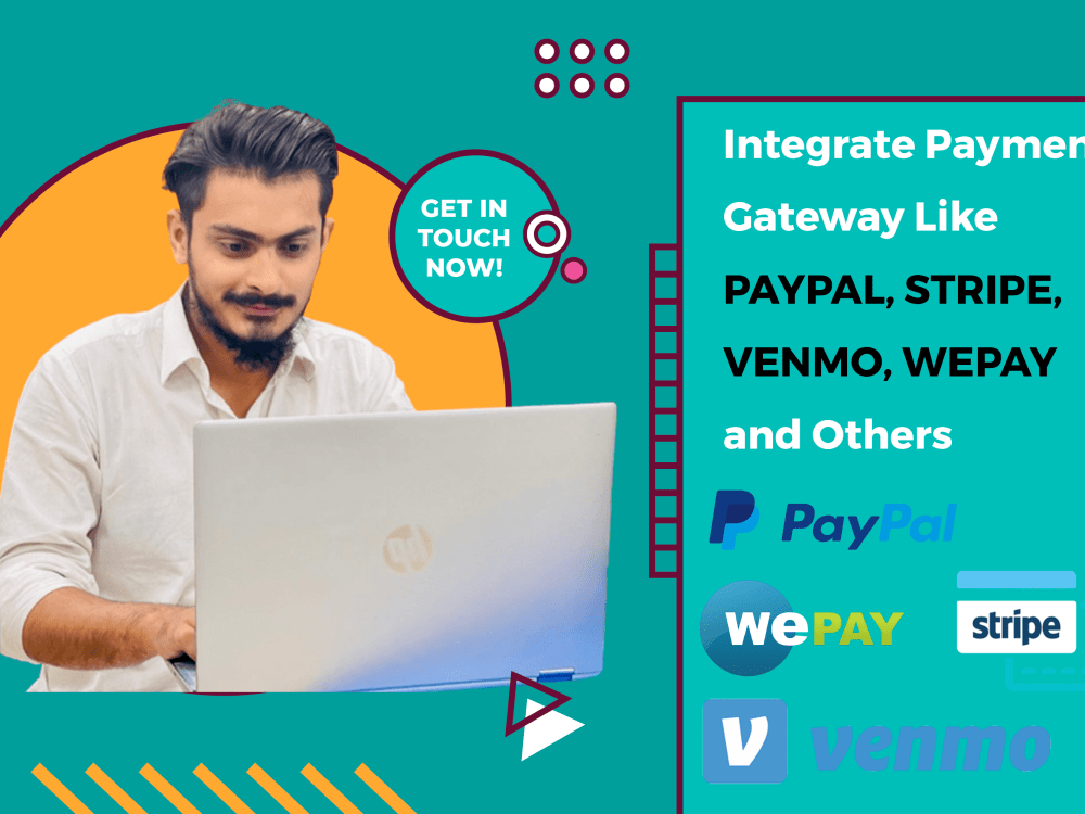 Stripe, paypal, venmo, we pay payment integration on your website & mobile | Upwork