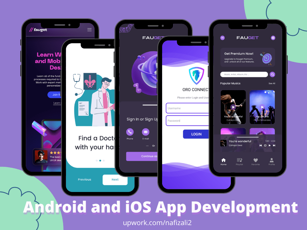 Mobile app developed for both Android and iOS | Upwork