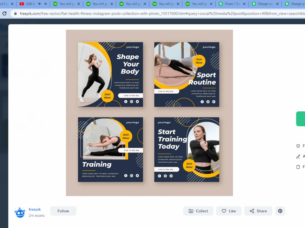 Fantastic creative social media posts designed for any platform | Upwork