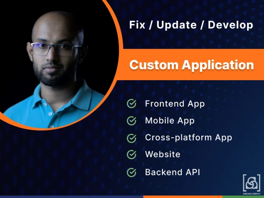 A Custom Frontend App/Cross Platform App/ Website / Backend API | Upwork