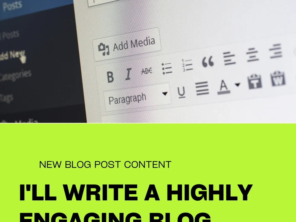 High-quality blog post content. | Upwork