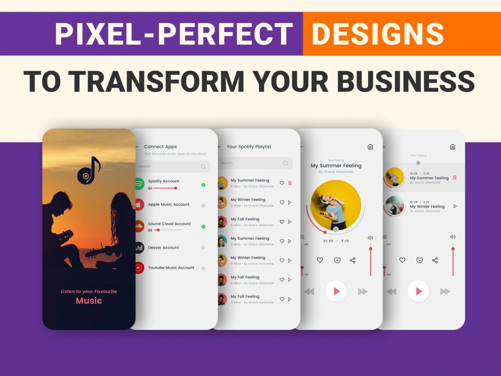 Winning UI/UX designs for your Website, Mobile App and SaaS | Upwork