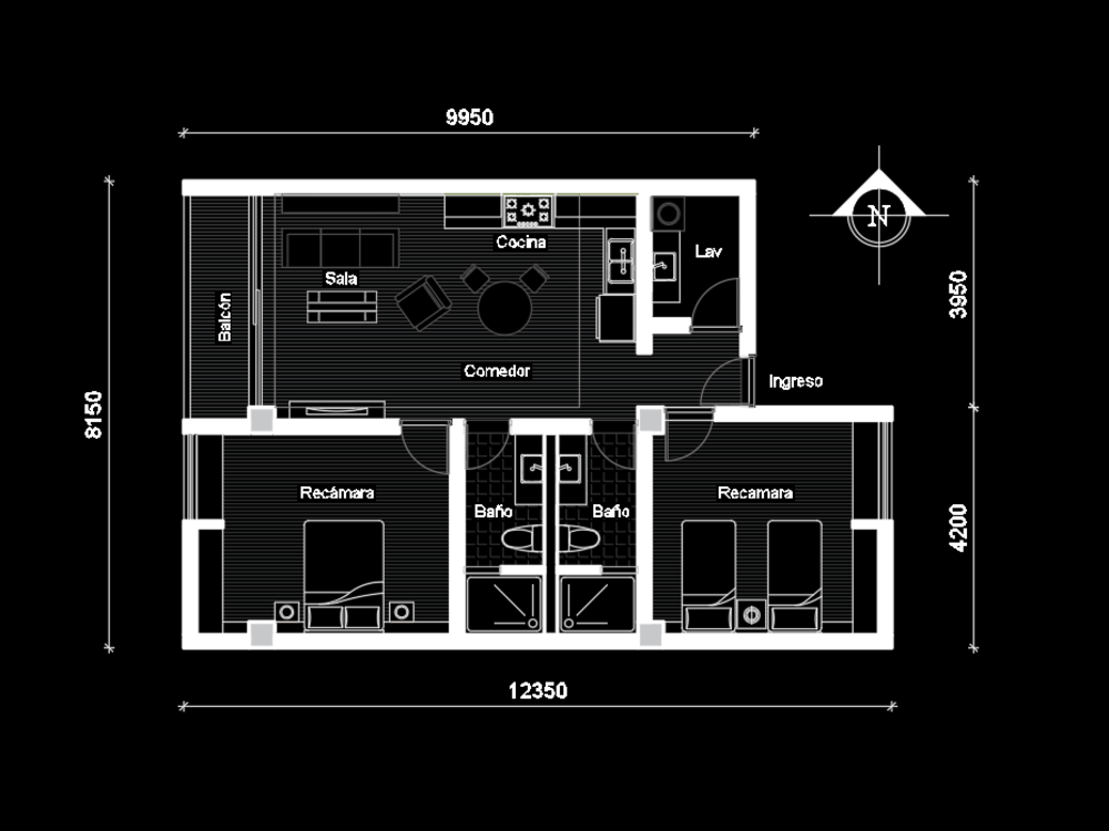 Architectural 2d drawings & floor plans in AutoCAD | Upwork