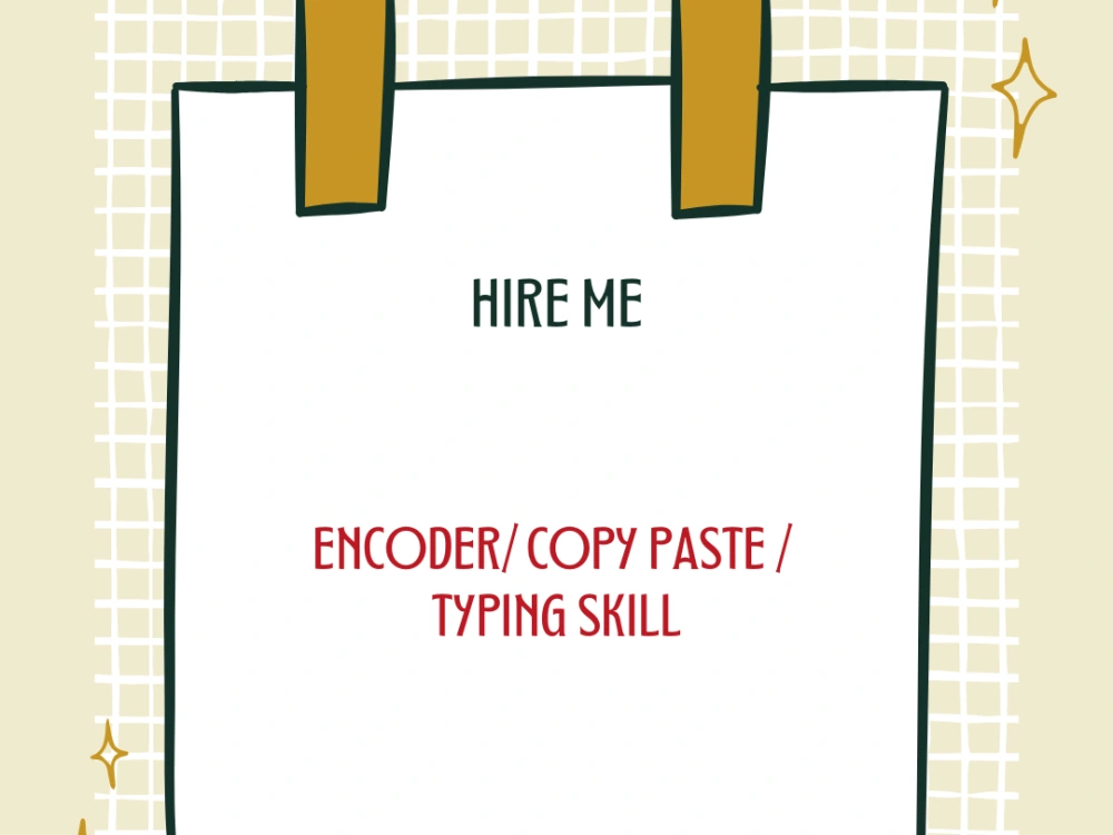 Fast typing/encoder with quality result | Upwork