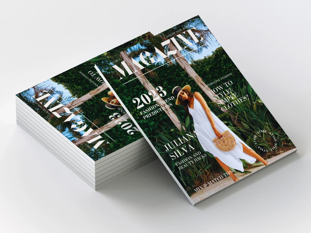 Professional and Modern Magazine Cover, Magazine Layout, catalog design ...