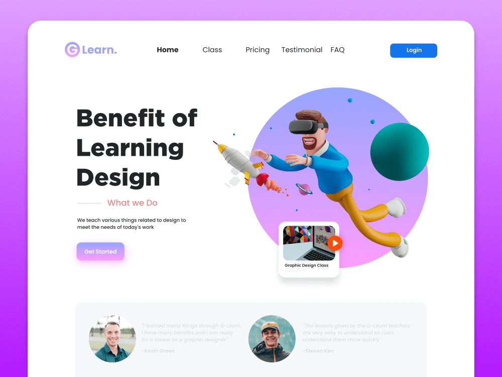 Responsive Landing page design on Figma for website and Mobile | Upwork