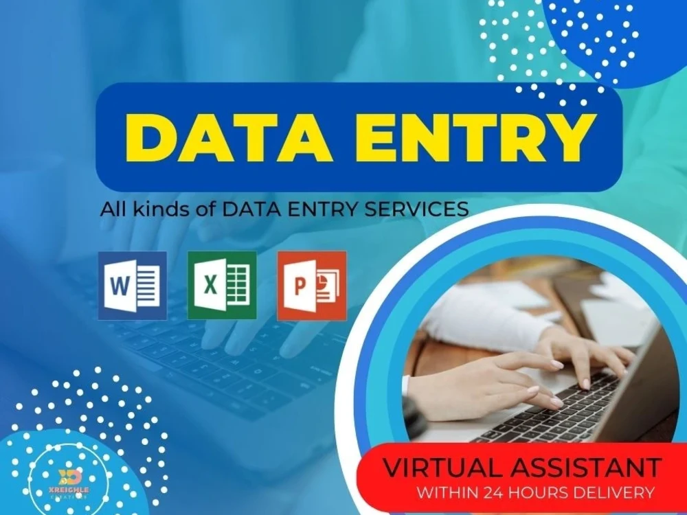 A Virtual Assistant with professional DATA ENTRY services | Upwork