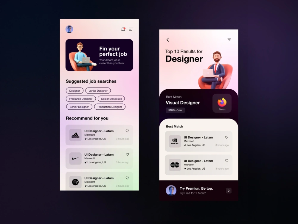 An amazing UX/UI Design for your app | Upwork