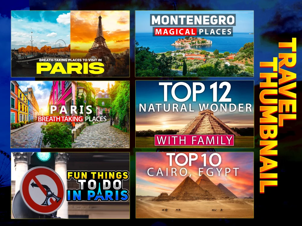 High CTR Attractive Youtube thumbnail design for your channel | Upwork