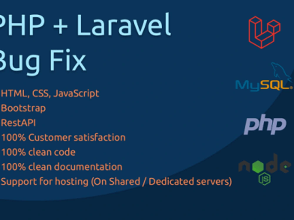 Bugs Fixed In Php Laravel Html5 Javascript And Jquery Website Upwork