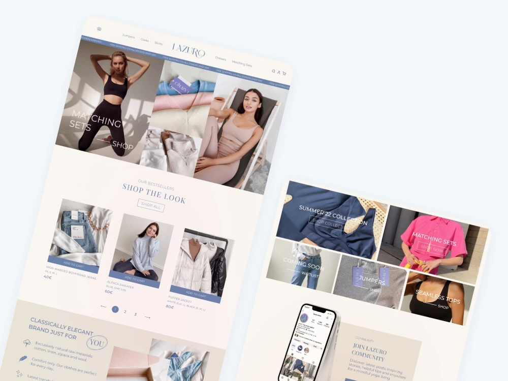 An aesthetically pleasing website for your business! web app UI, landing | Upwork