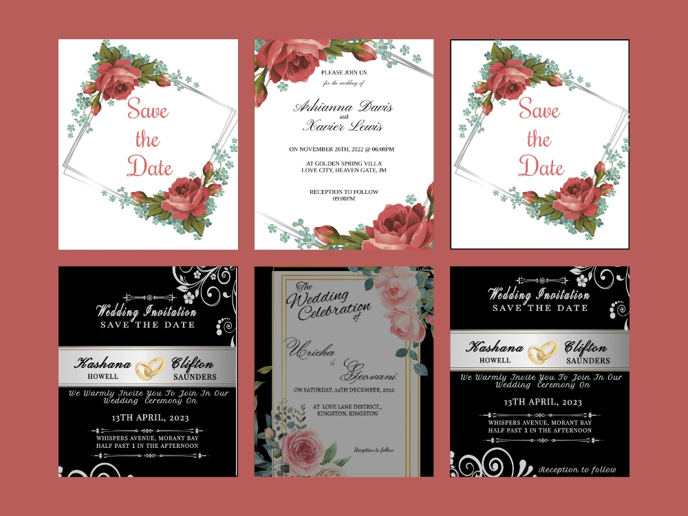 An amazing and stunning invitation design | Upwork