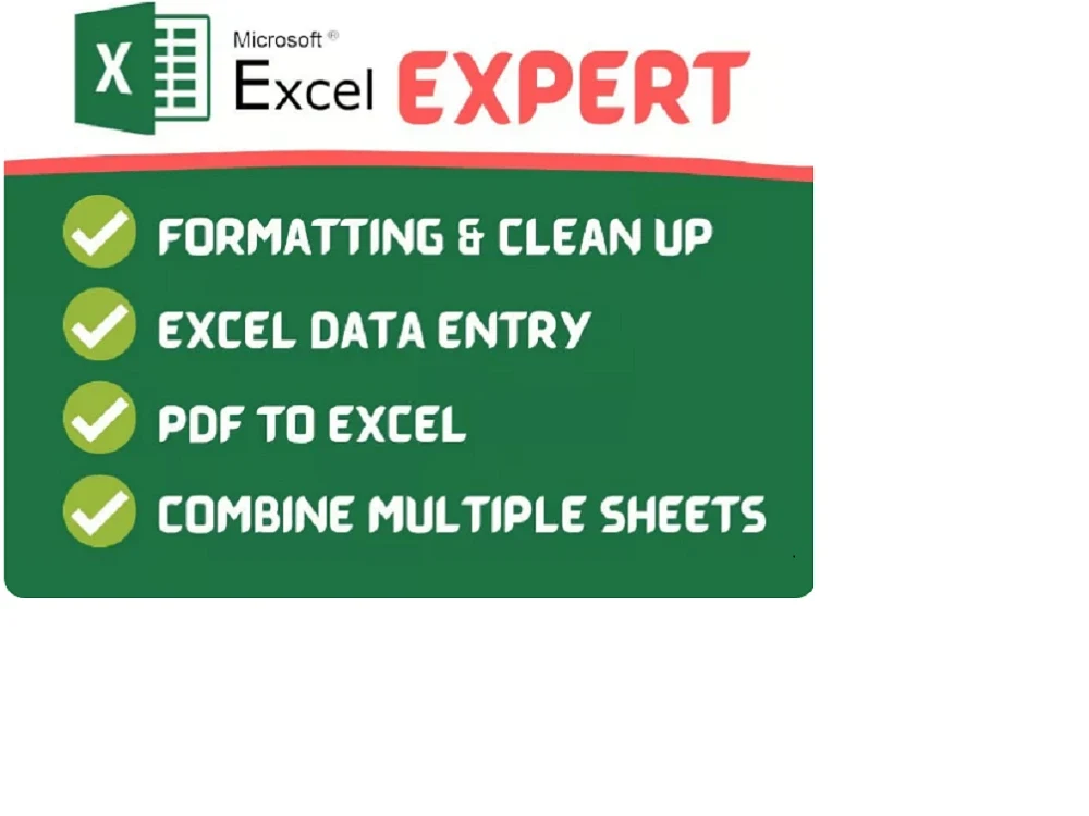 Excel data entry, formatting and cleaning service | Upwork