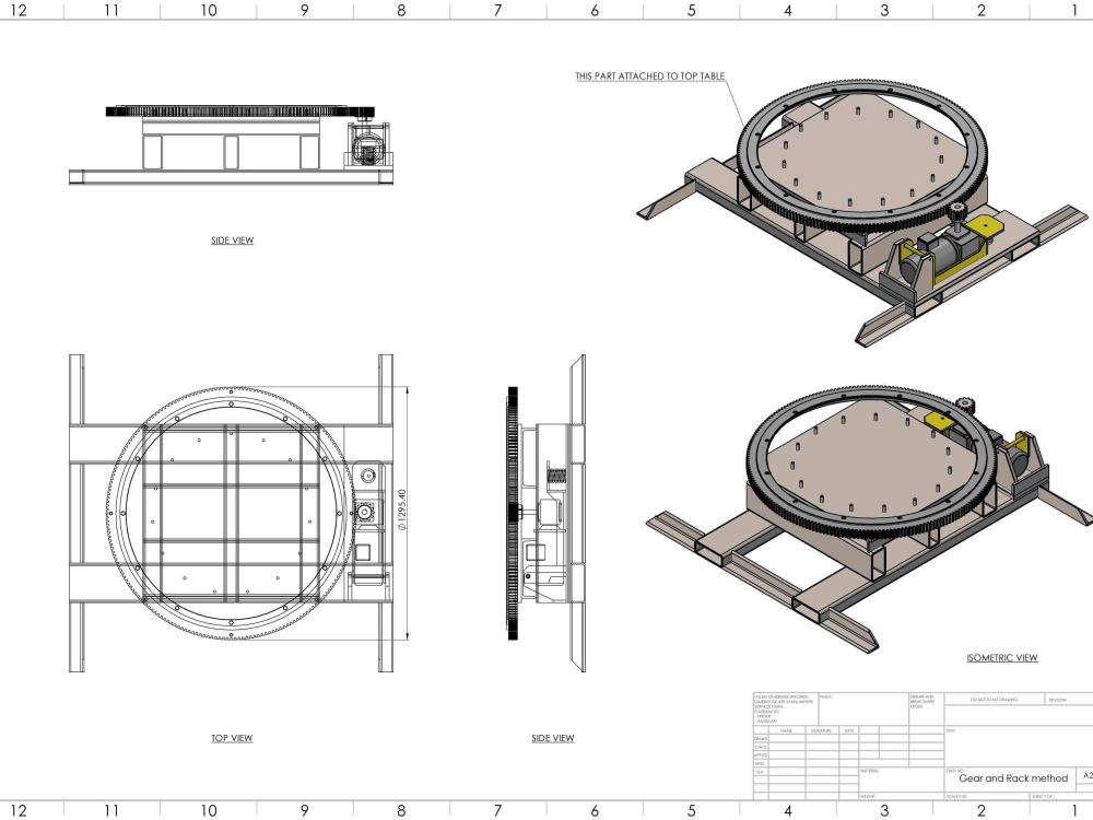 2D manufacturing drawing based on your descriptions or reference images ...