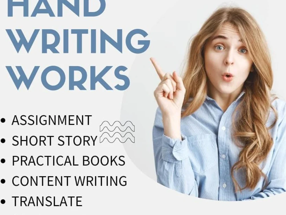 I am hand writer ,data entry ,making Notes, Practical Books . | Upwork