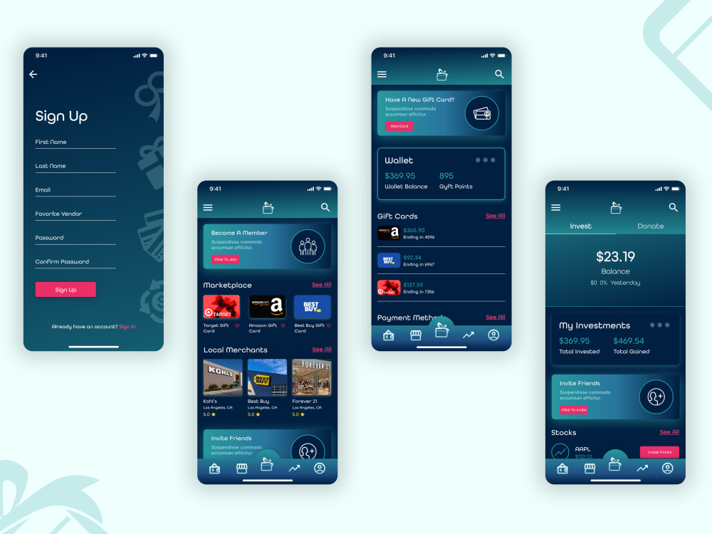 A Uiux Design Mockups Upwork