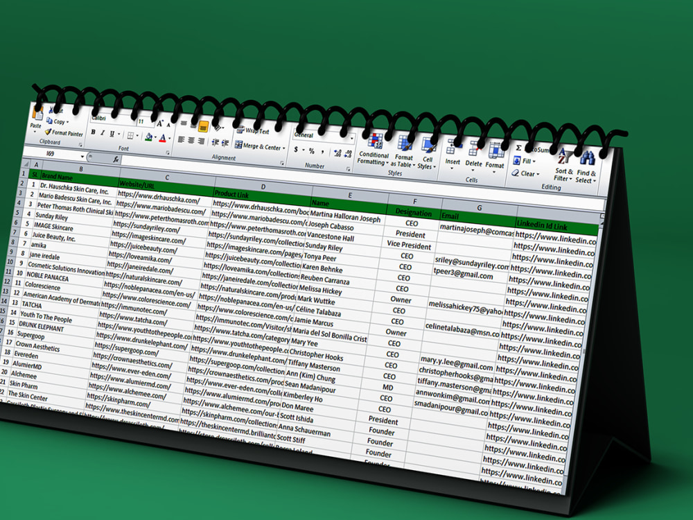 Data Entry, LinkedIn Lead Generation and Web Research | Upwork