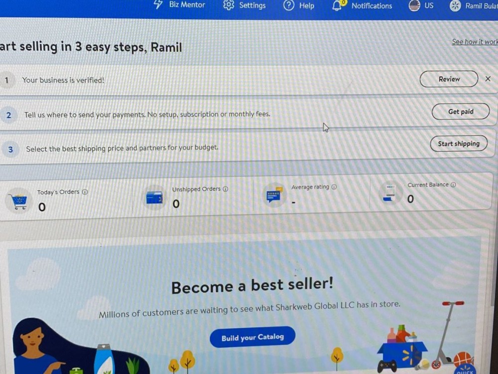 Walmart application approvals with the percentage of 95% | Upwork