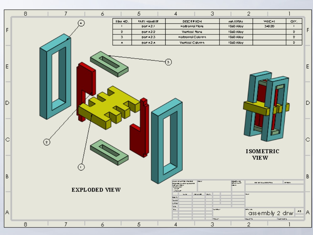 3D model parts, 2D drawings and assemblies to your exact specifications ...