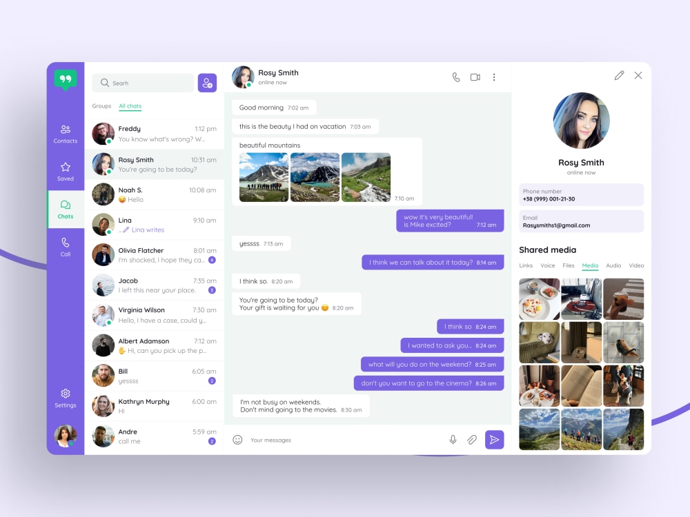 Web Application, UI UX design, CRM, SAAS, MVP Dashboard, Design in Figma. | Upwork