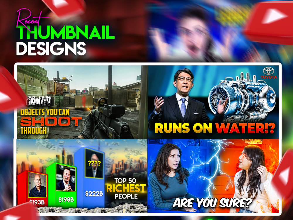 Youtube Thumbnail Design | Youtube Thumbnail |Youtube Thumbnails ...