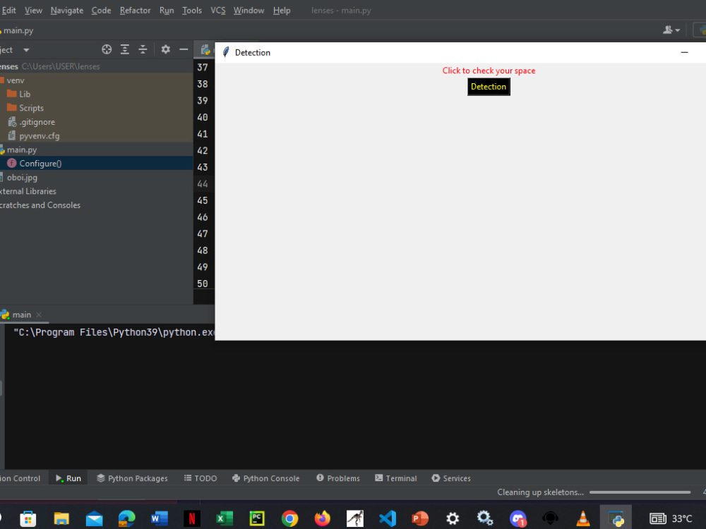 Live facial recognition Python | Upwork