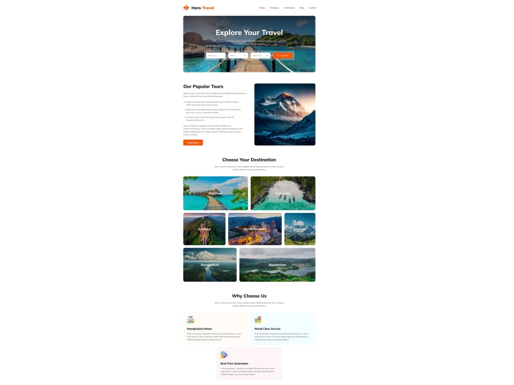 A pixel-perfect responsive WordPress website from Figma, XD, PSD designs | Upwork