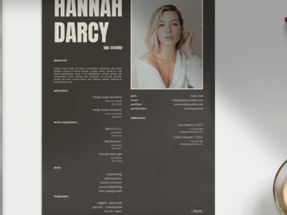 Craft Your Dream CV with a Professional CV Creator | Upwork