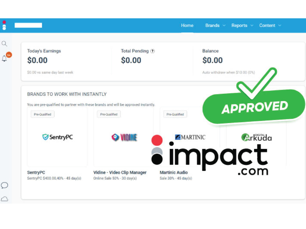 Approve your impact as a partner account, accepted impact account | Upwork