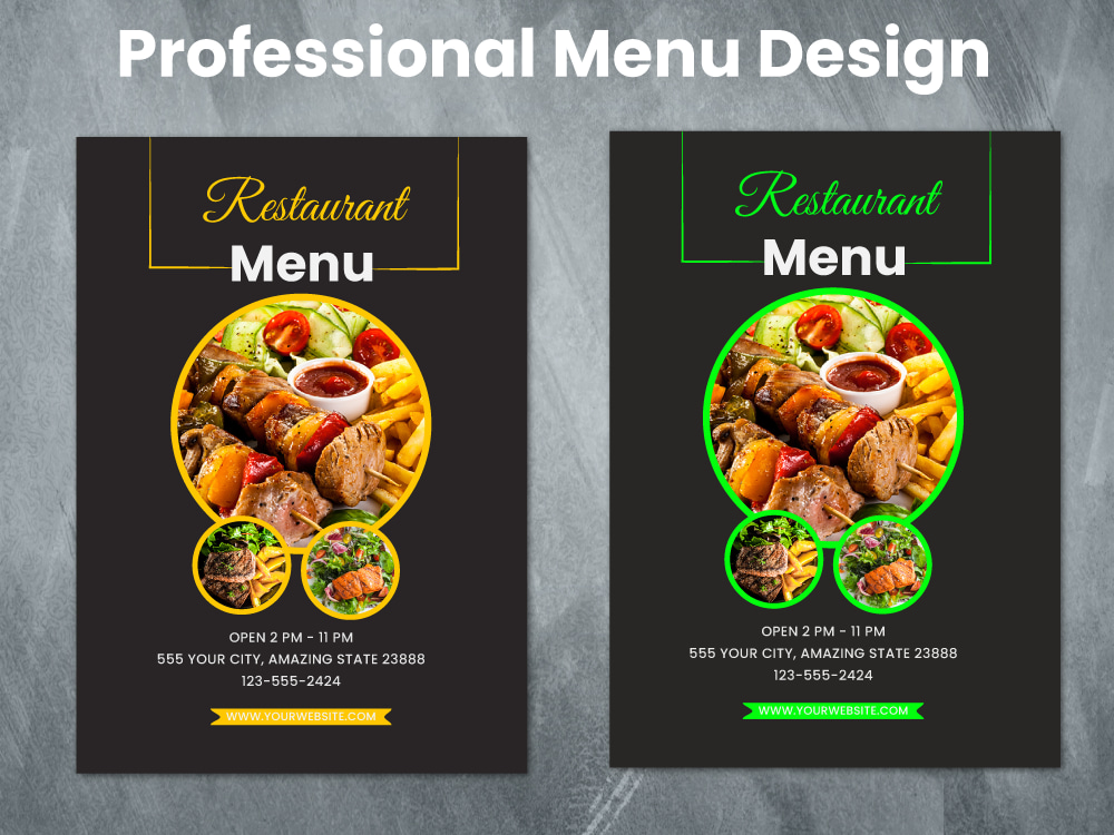 Restaurant menu, price list , food menu, menu card, print menu | Upwork