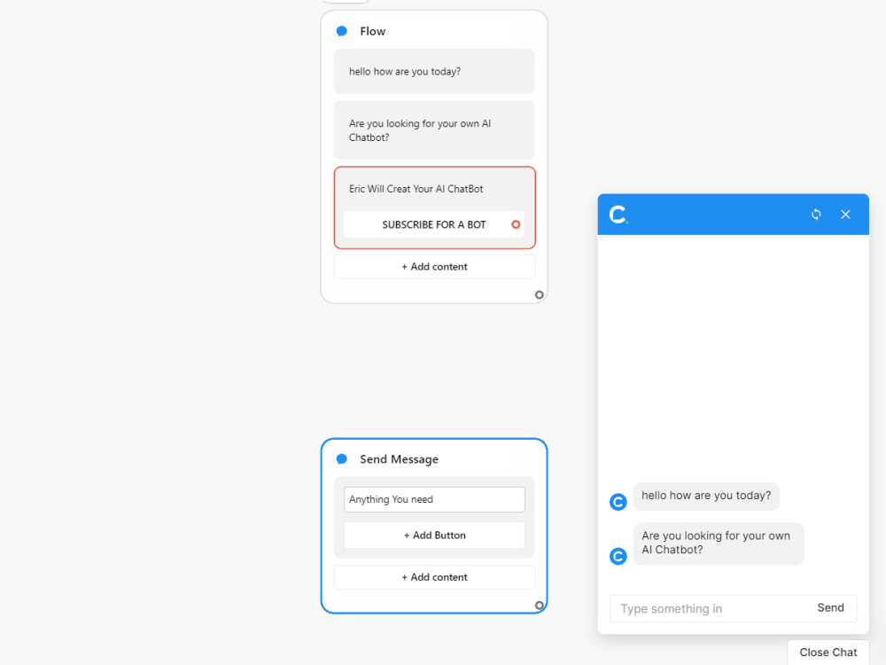 AI chatbot for your business using chatgpt, manychat, Azure bot or Chatfuel | Upwork