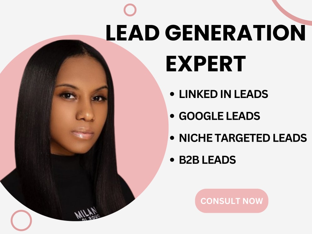 B2B lead generation, lead generation, linkedin leads, virtual assistant | Upwork