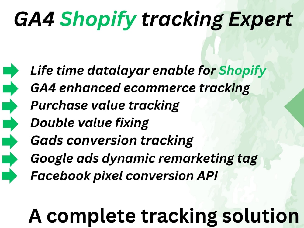 Fix google ads conversion tracking,GA4 Server side tracking , gtm ,shopify | Upwork