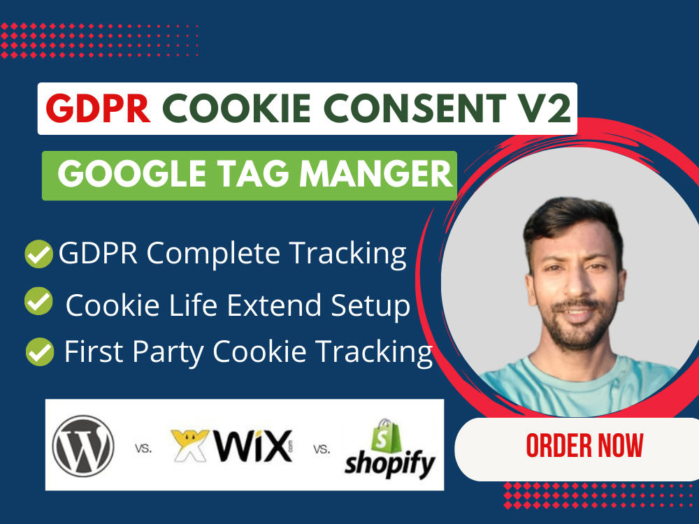 Setup GDPR Cookie Consent mode V2, Cookie Consent Banner,Cookiebot with ...