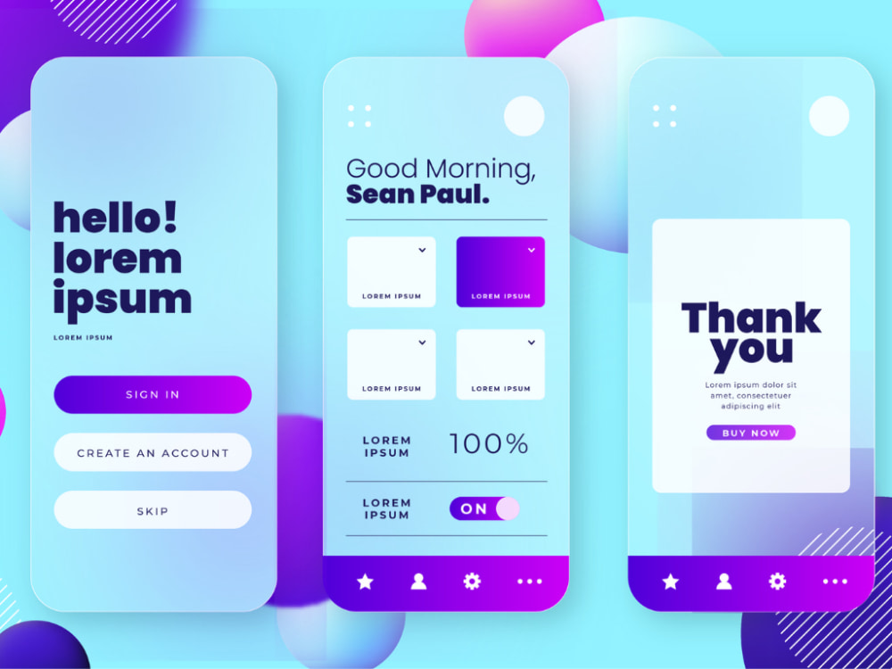 Professional Mobile UI Design with UX | Upwork