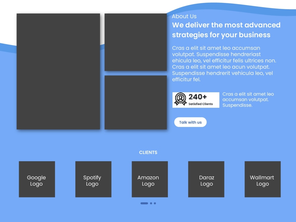 Minimalistic website UI design for your personal and business use | Upwork