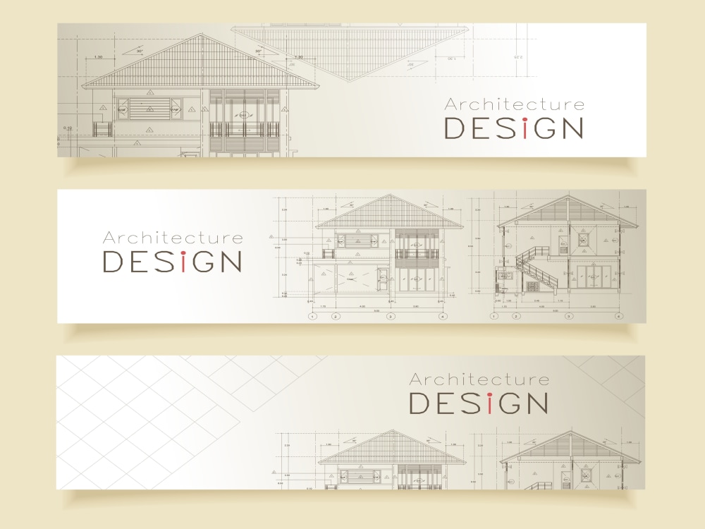 You get your complete 2D architectural plan with a 3D rendered exterior ...