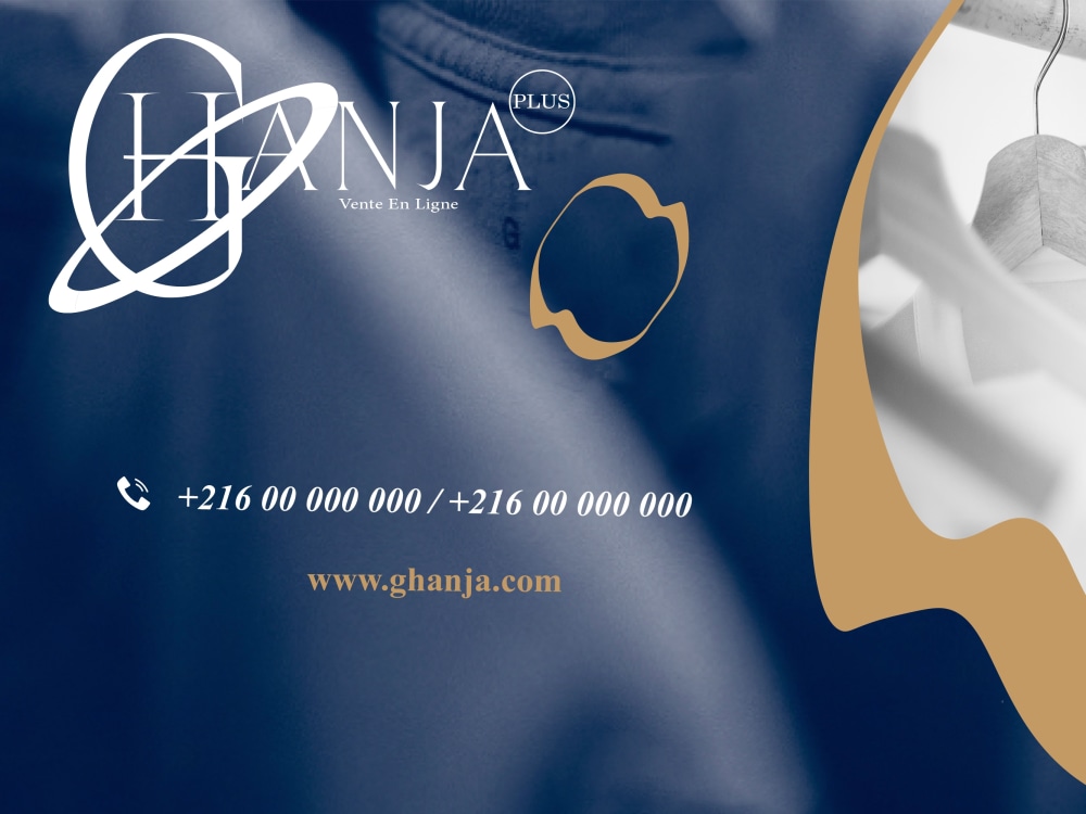 GHANJA PLUS logo and banner fashion shop | Upwork
