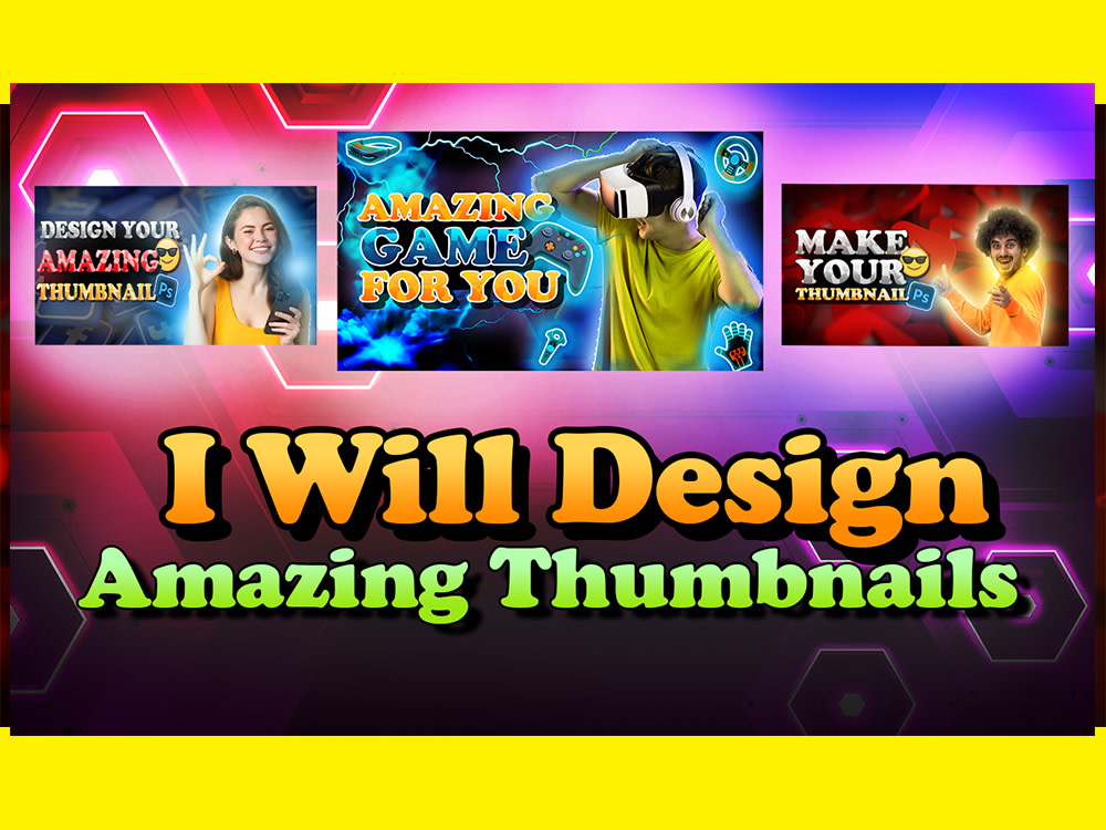 Amazing thumbnail for your social media | Upwork