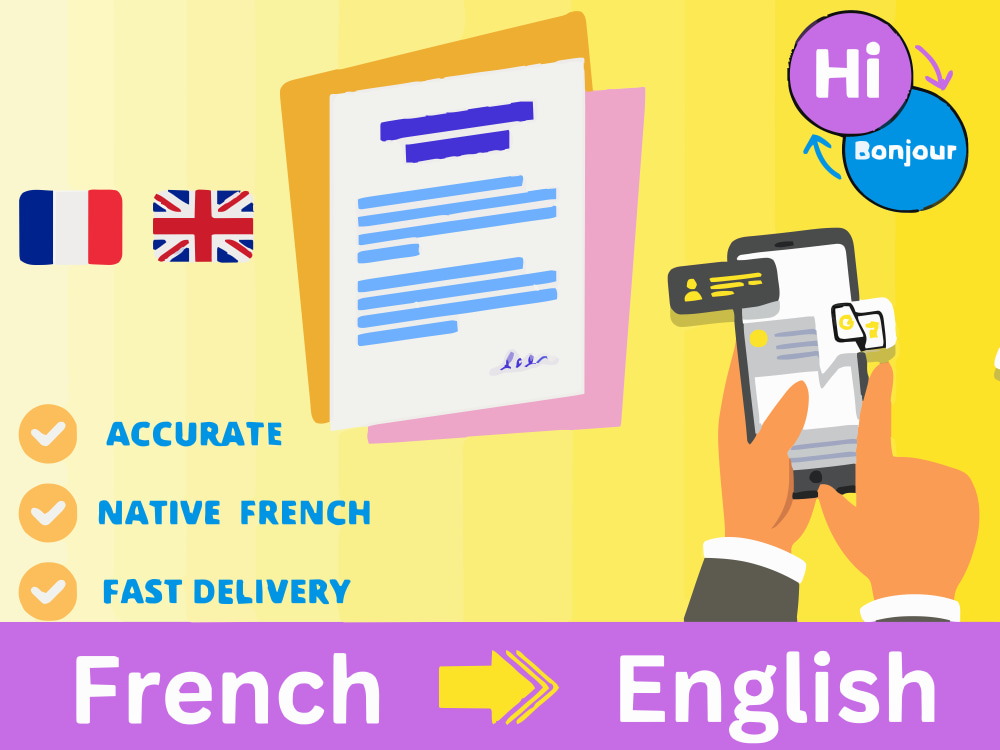 French to English Native Translation and Localization | Upwork