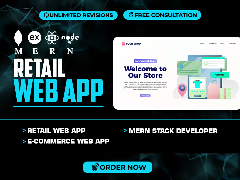 Retail Web App | E-commerce Web app | Mern Stack Developer | Upwork