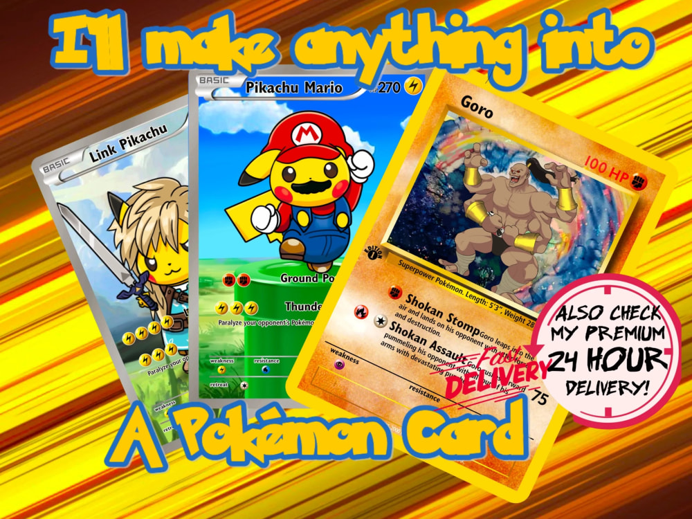 A custom Pokemon trainer tcg card illustration Portrait | Upwork