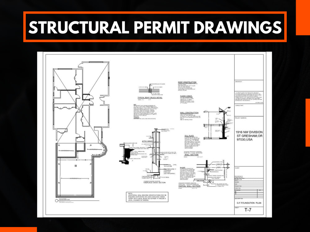 Architectural, Structural, MEP and HVAC a complete set of Permit ...