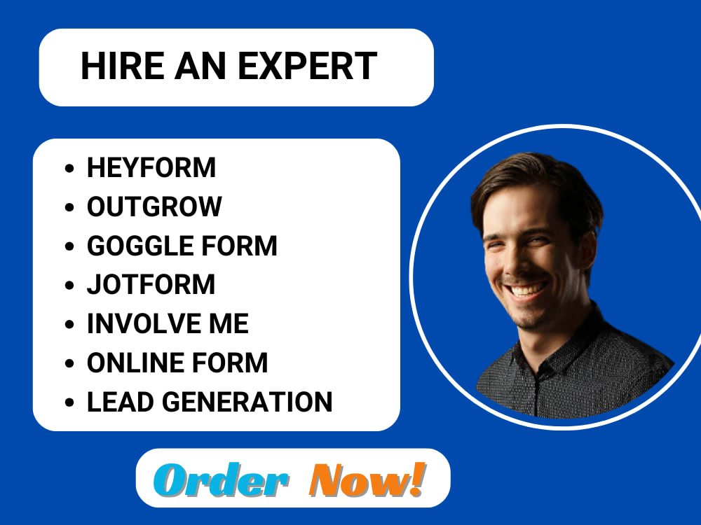 Responsive jotform , outgrow , heyflow , involve me, typeform, online form | Upwork