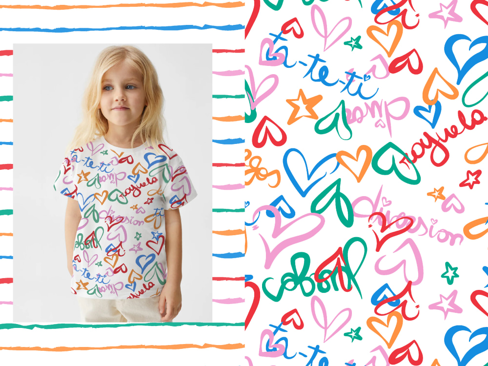 A seamless pattern for kids and babies clothes | Upwork